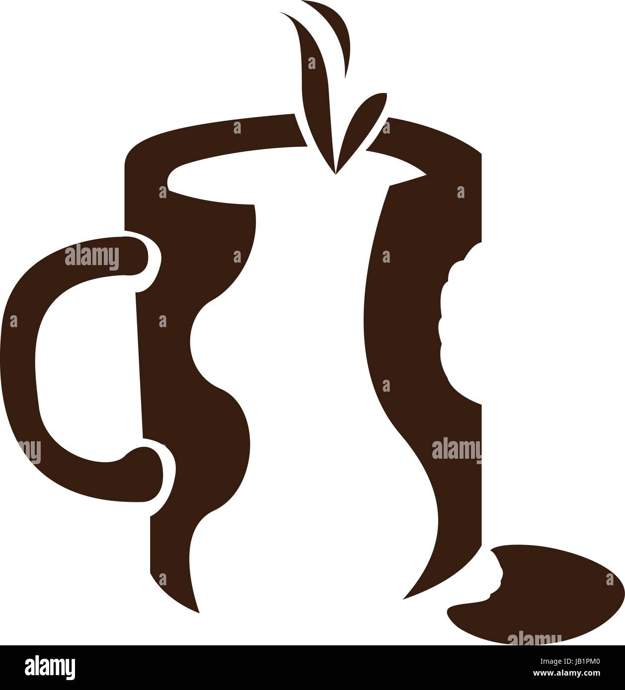 Isolated coffee mug logo Stock Vector Image & Art - Alamy