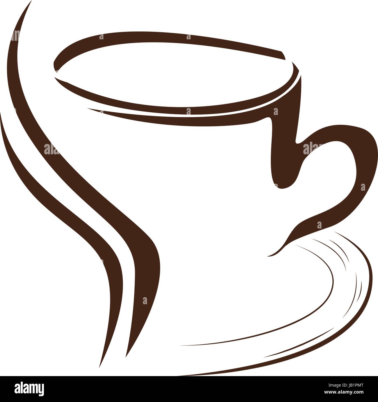 Isolated coffee mug logo Stock Vector Image & Art - Alamy