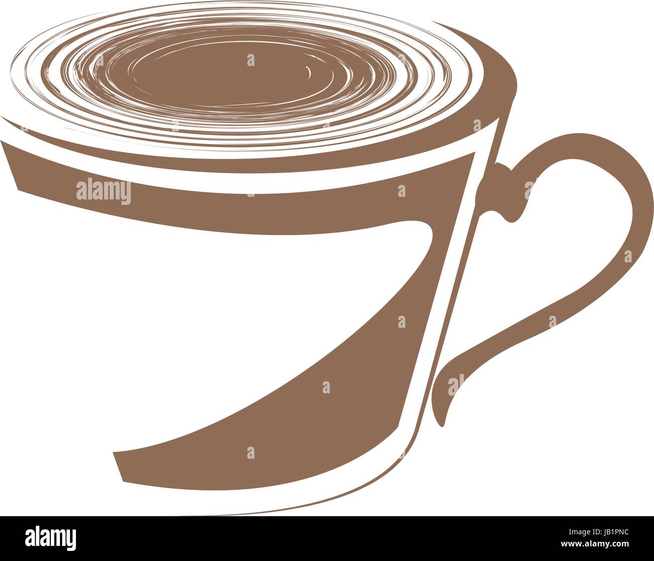 Isolated coffee mug logo Stock Vector Image & Art - Alamy