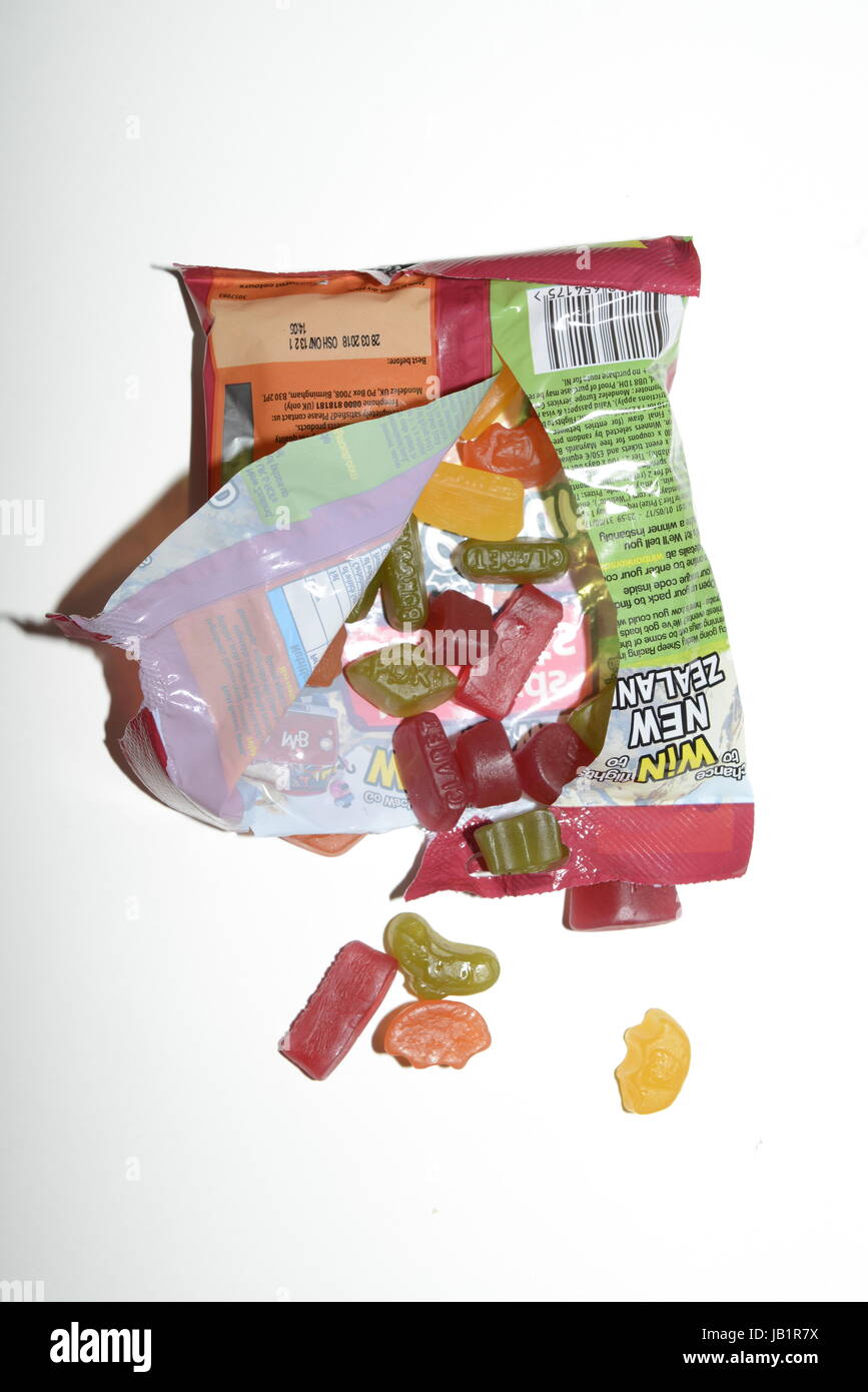 Sweets open packet hi-res stock photography and images - Alamy