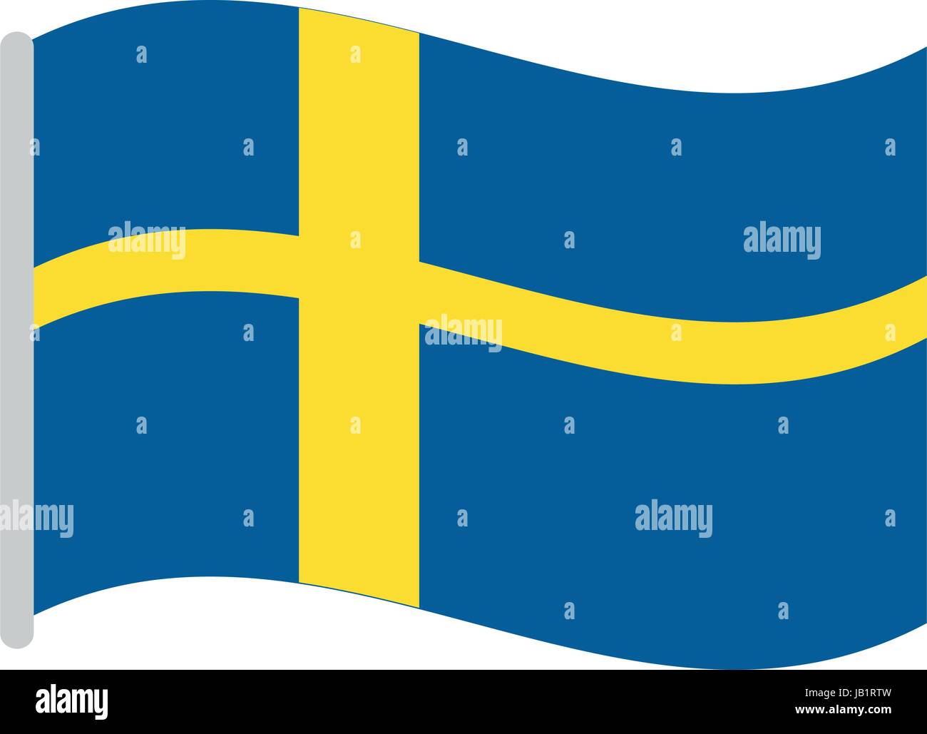 Isolated Swedish flag Stock Vector Image & Art - Alamy