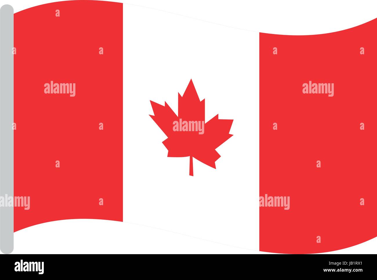 Isolated Canadian flag Stock Vector Image & Art - Alamy