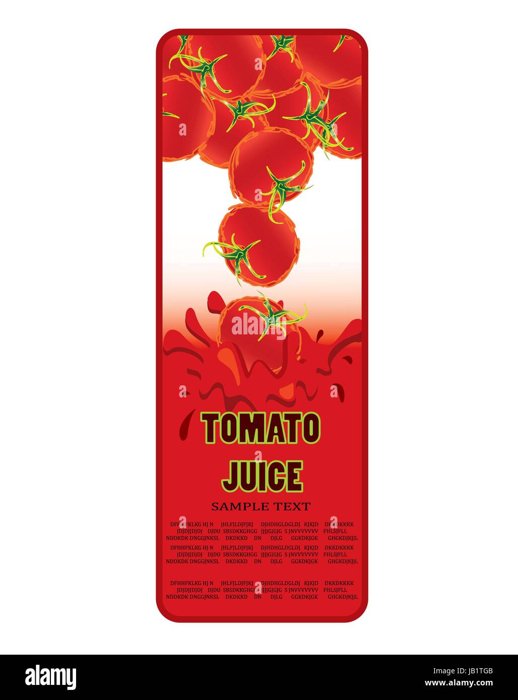 Tomatoes - packaging design, label Stock Vector Image & Art - Alamy
