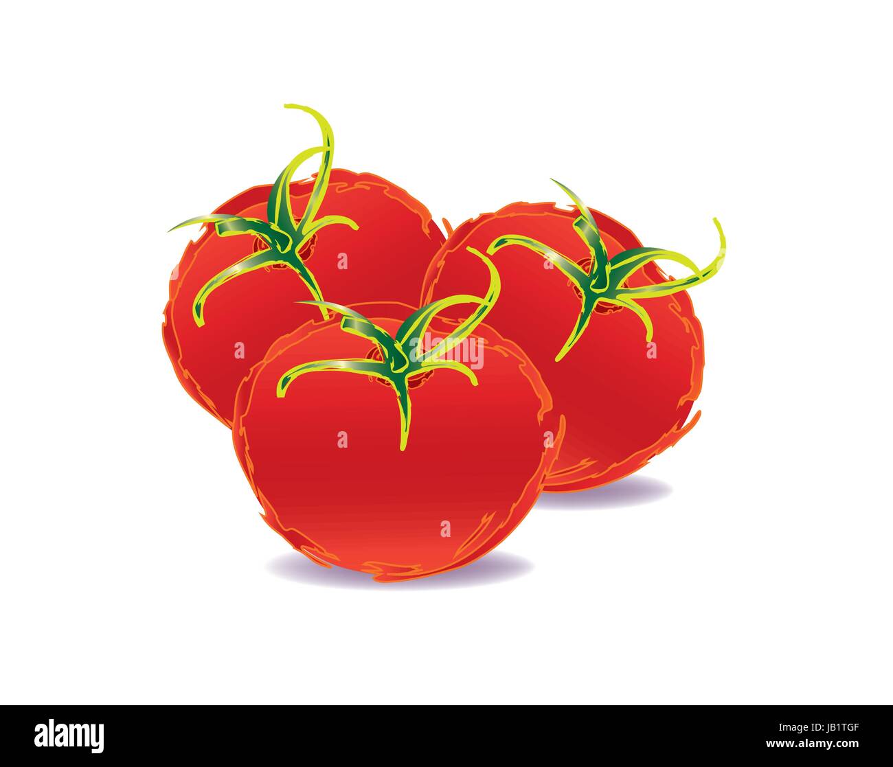 Fresh cherry tomato sauce Stock Vector Images - Alamy