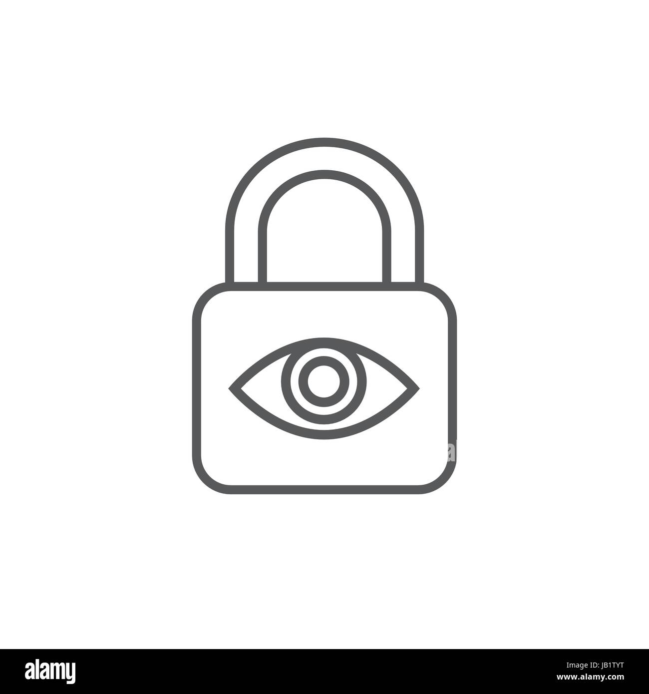 Privacy mode icon with security feature Stock Vector Image & Art - Alamy