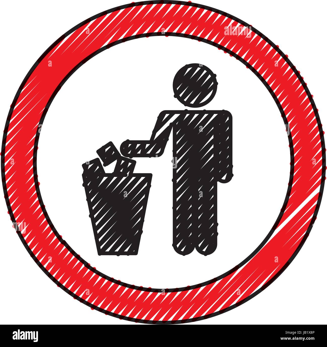 Deposit waste Stock Vector Images - Alamy