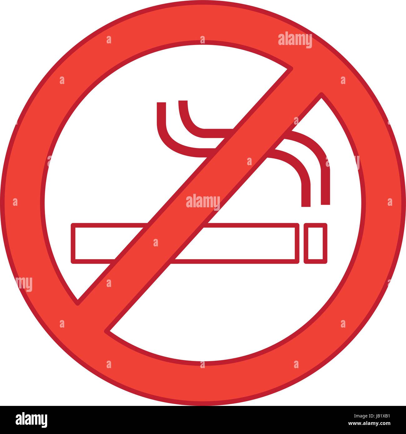 No smoking signal Stock Vector Images - Alamy