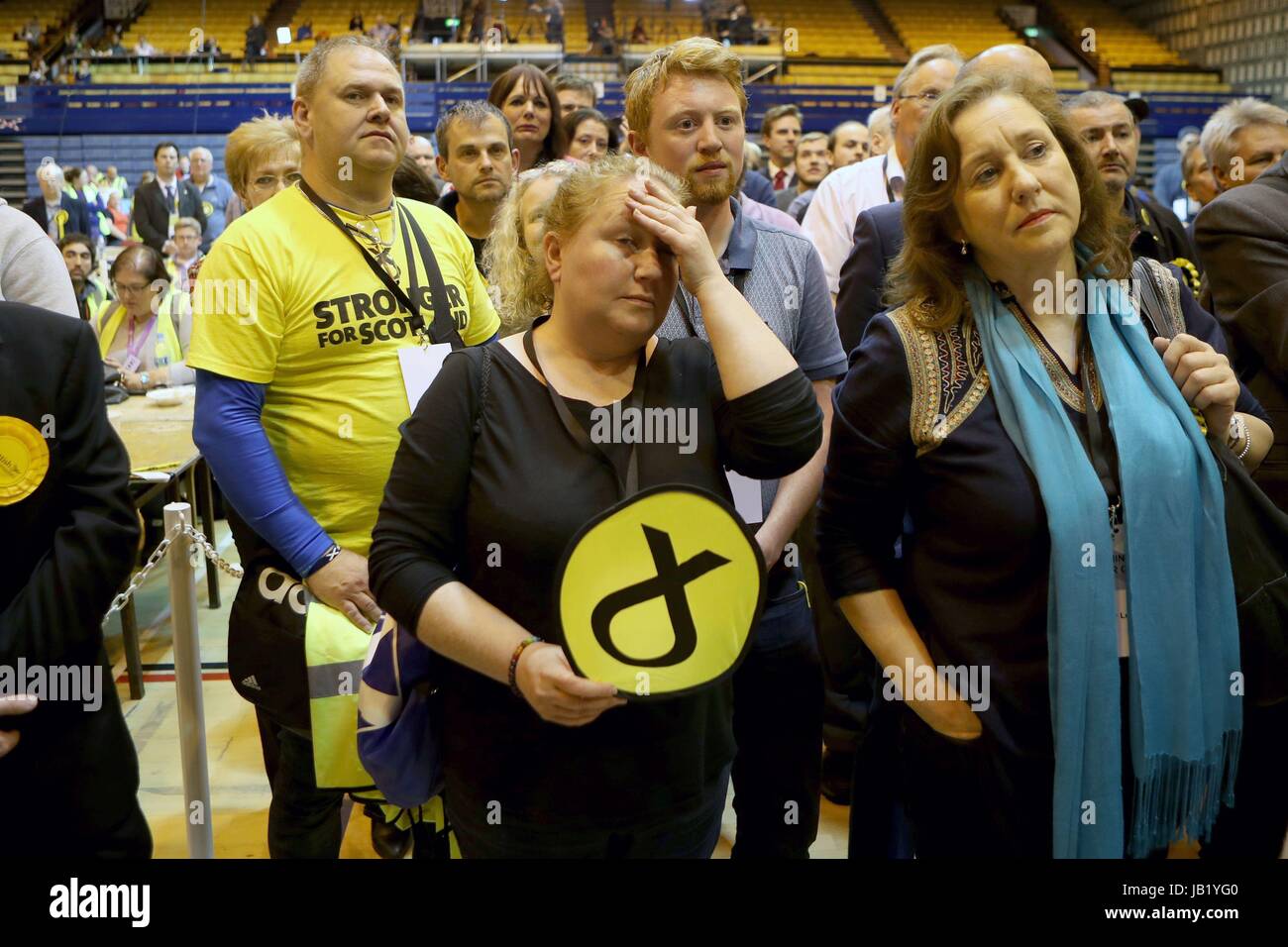 Snp supporters meadowbank sports centre hi-res stock photography and ...