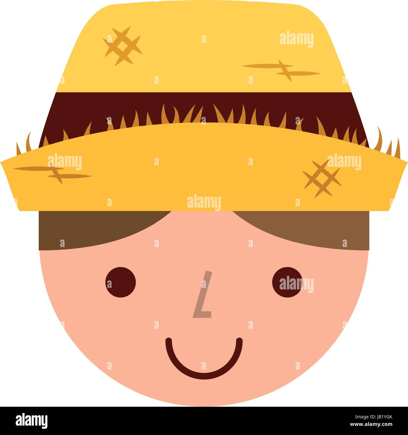cute farmer avatar character Stock Vector Image & Art - Alamy