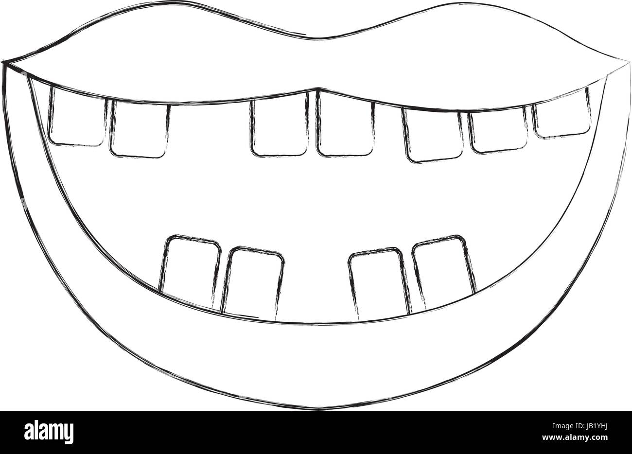 Bad teeth Black and White Stock Photos & Images - Alamy