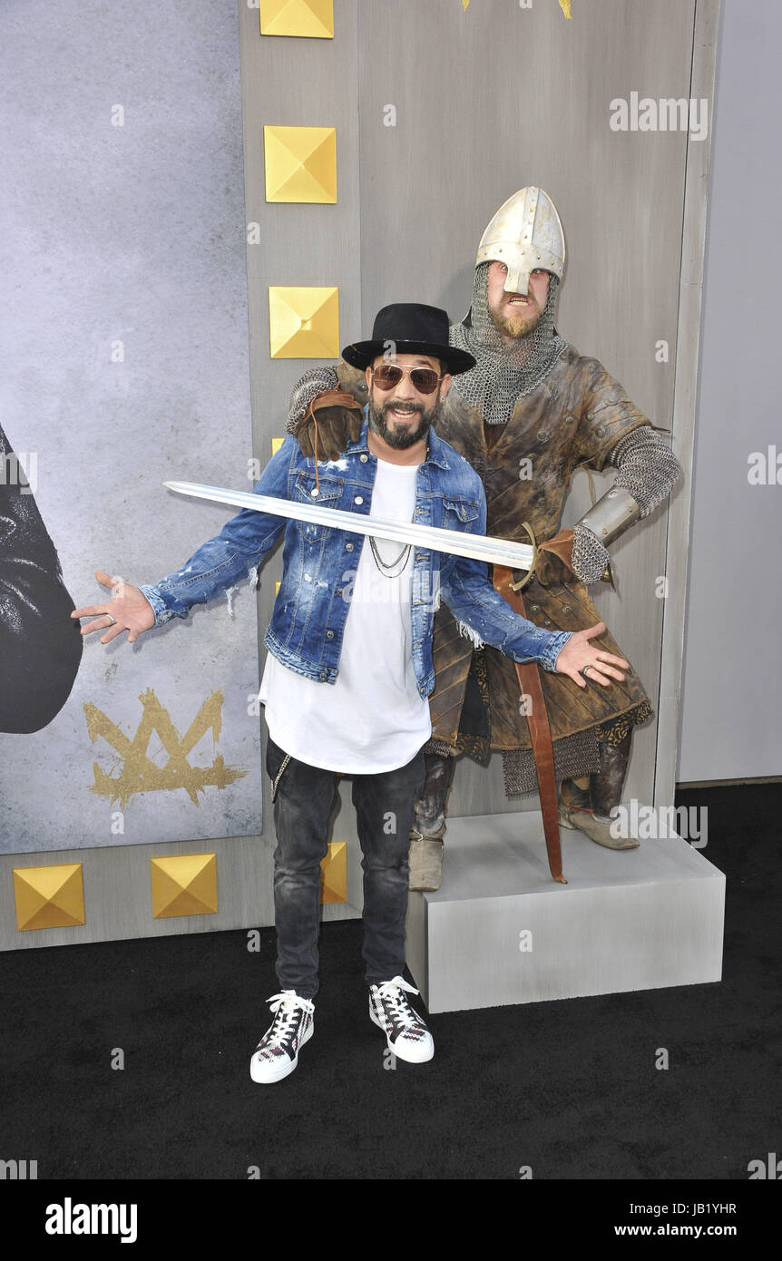 Premiere King Arthur Legend of the Sword Featuring: AJ McLean Where ...