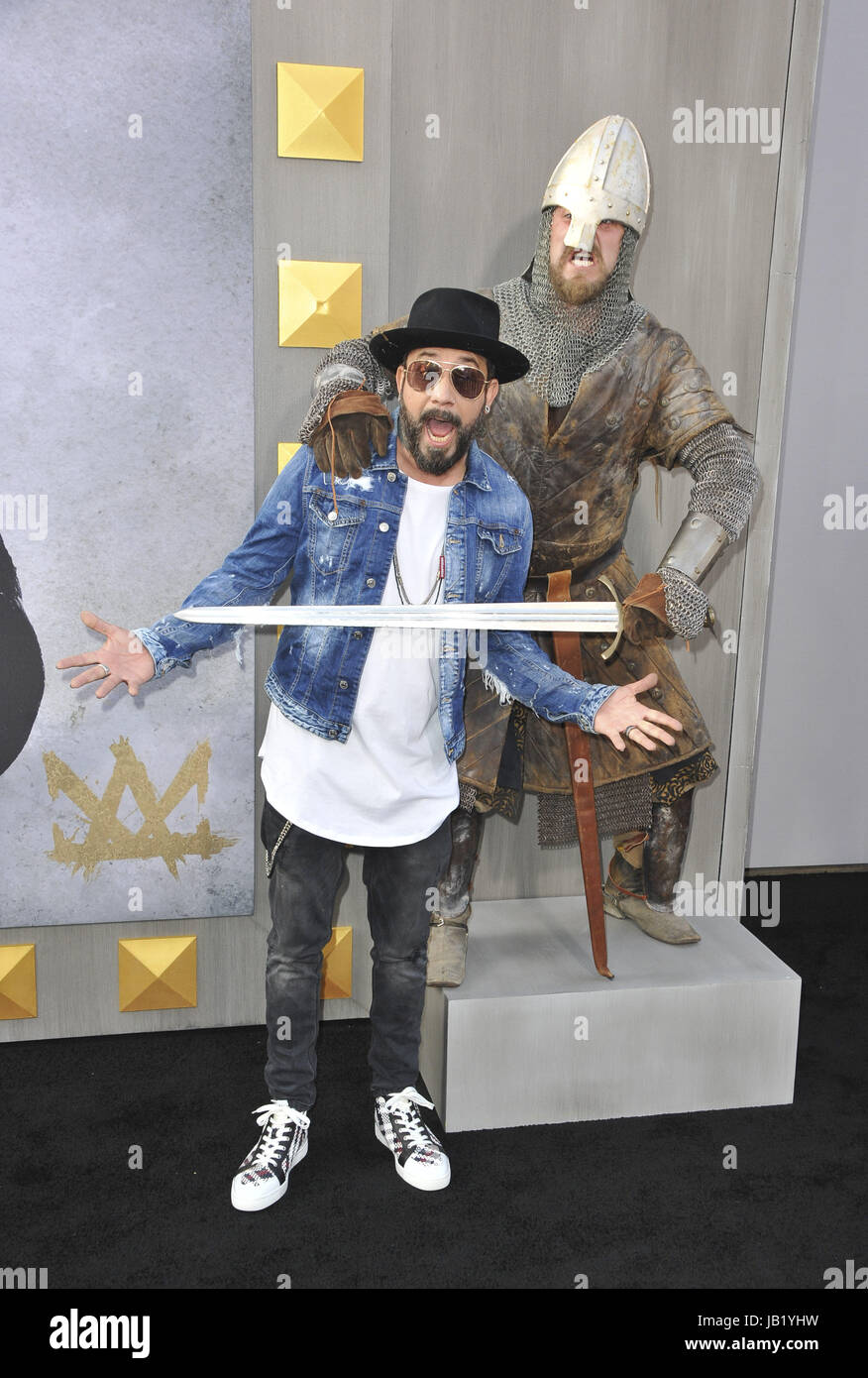 Premiere King Arthur Legend of the Sword Featuring: AJ McLean Where ...