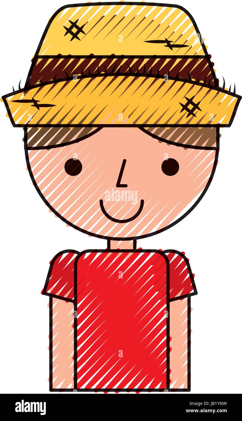 cute farmer avatar character Stock Vector Image & Art - Alamy