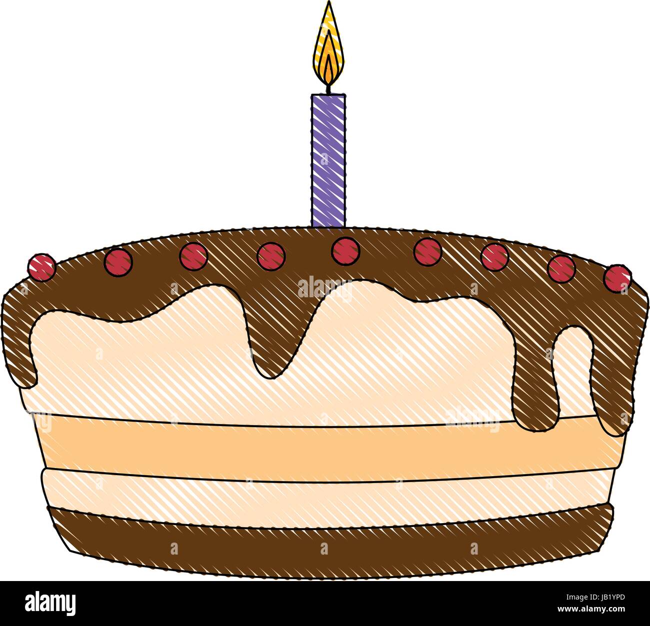 Gourmet mousse cake white Stock Vector Images - Alamy