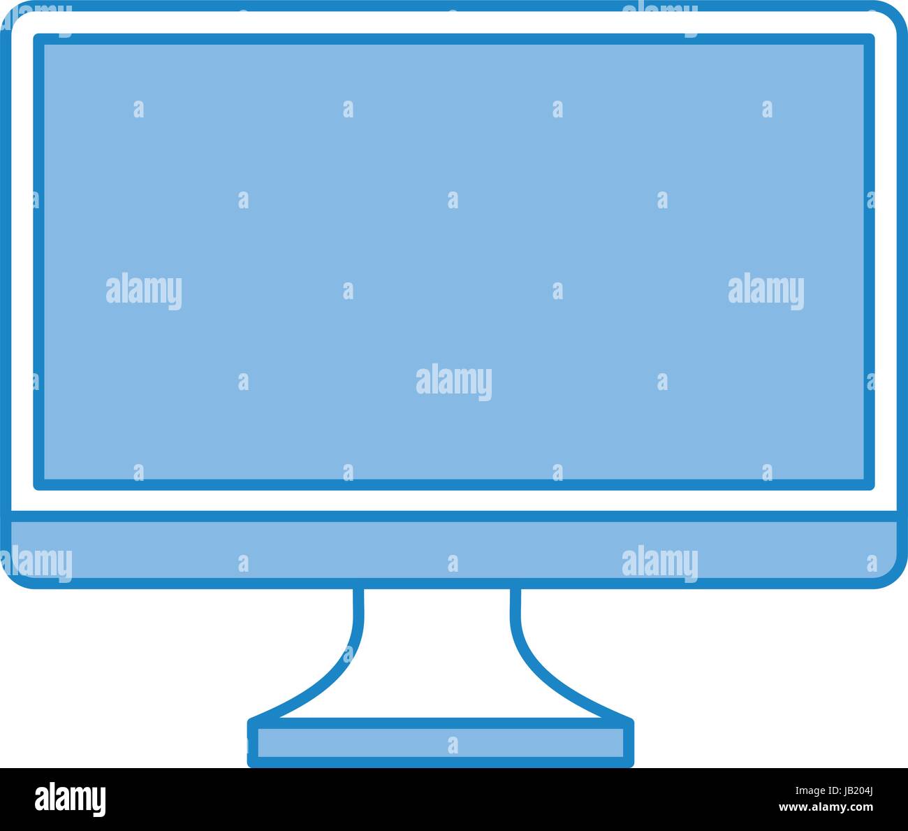 monitor computer desktop isolated icon Stock Vector Image & Art - Alamy