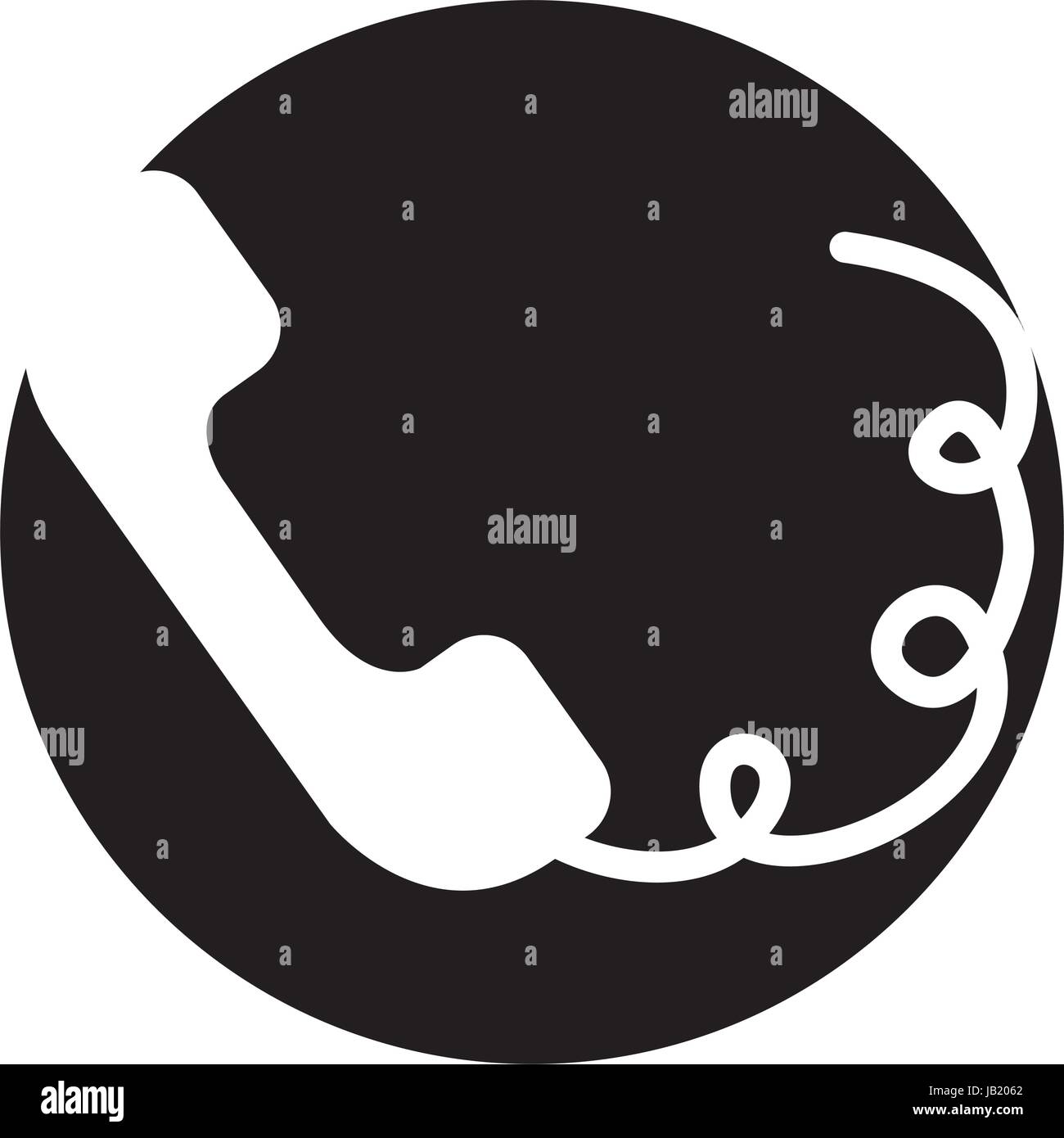 telephone service isolated icon Stock Vector Image & Art - Alamy