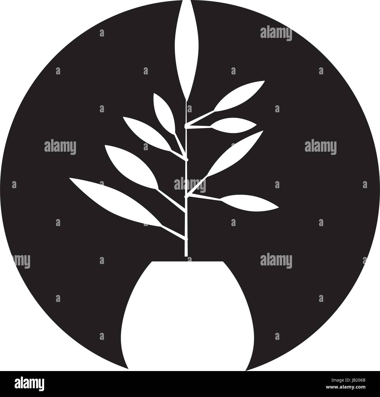 office plant isolated icon Stock Vector Image & Art - Alamy