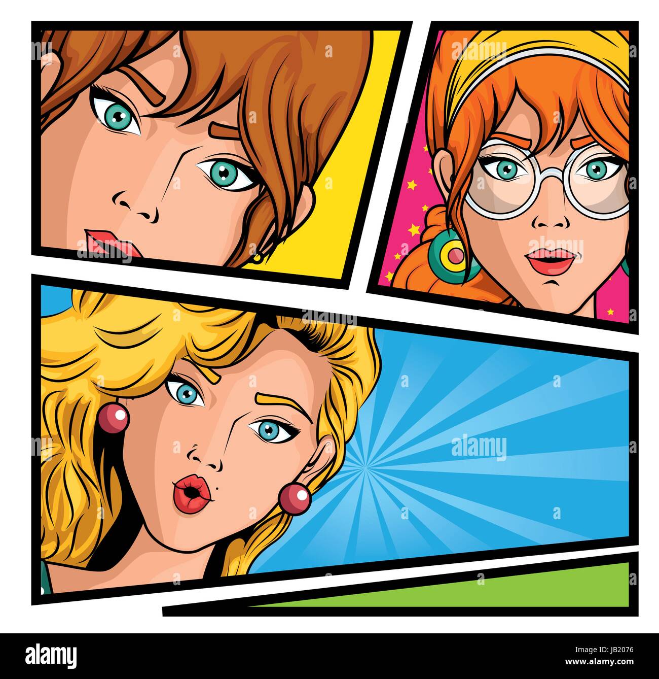 Comic strip art Cut Out Stock Images & Pictures - Alamy
