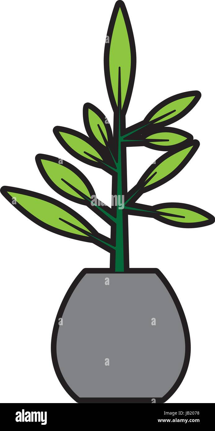 office plant isolated icon Stock Vector Image & Art - Alamy