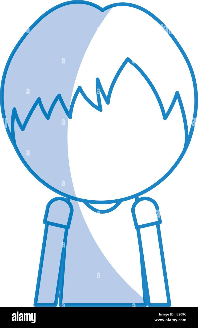 shadow faceless cute little boy Stock Vector Image & Art - Alamy