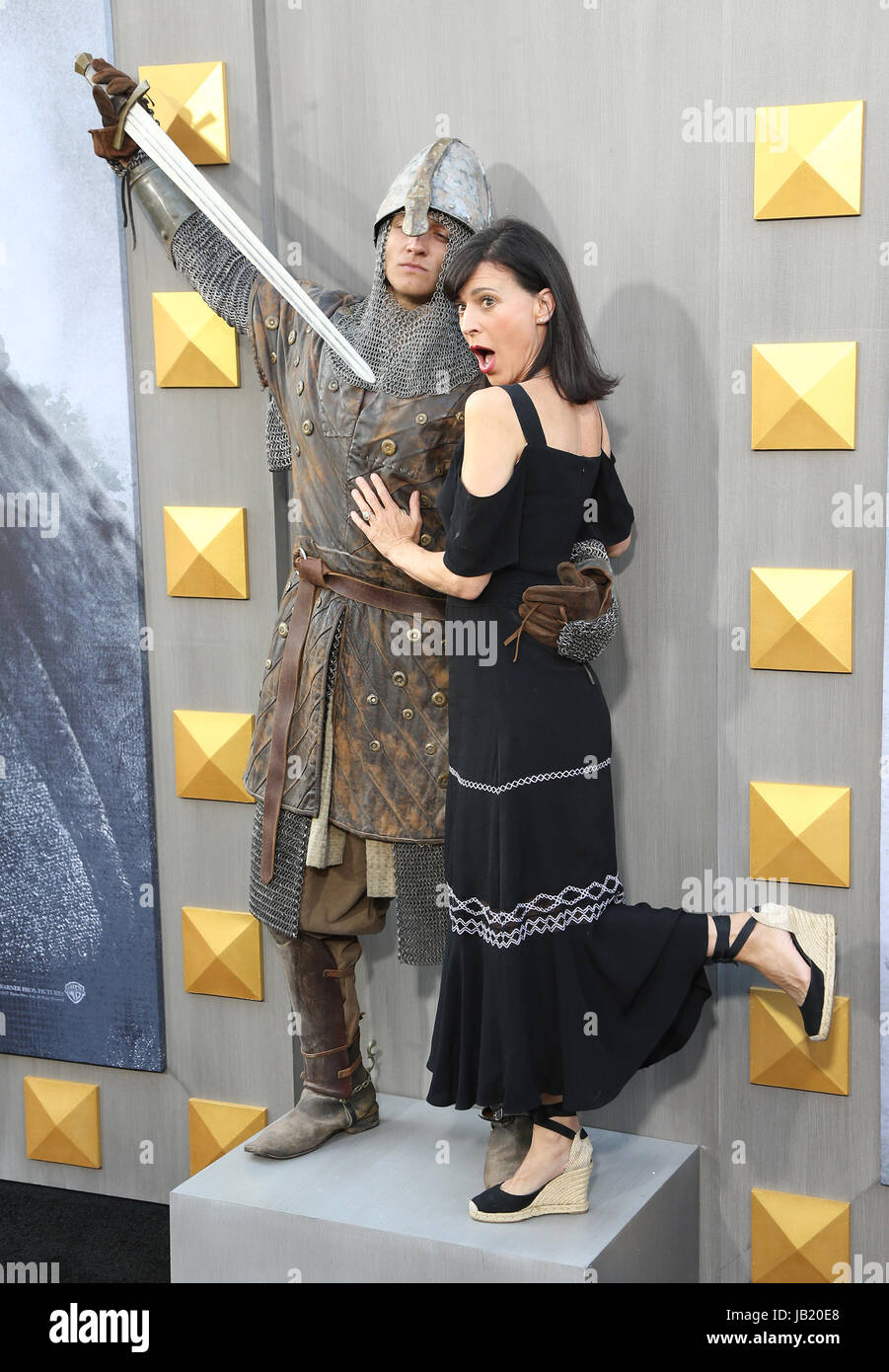 the premiere of KING ARTHUR: LEGEND OF THE SWORD Featuring: Perrey ...