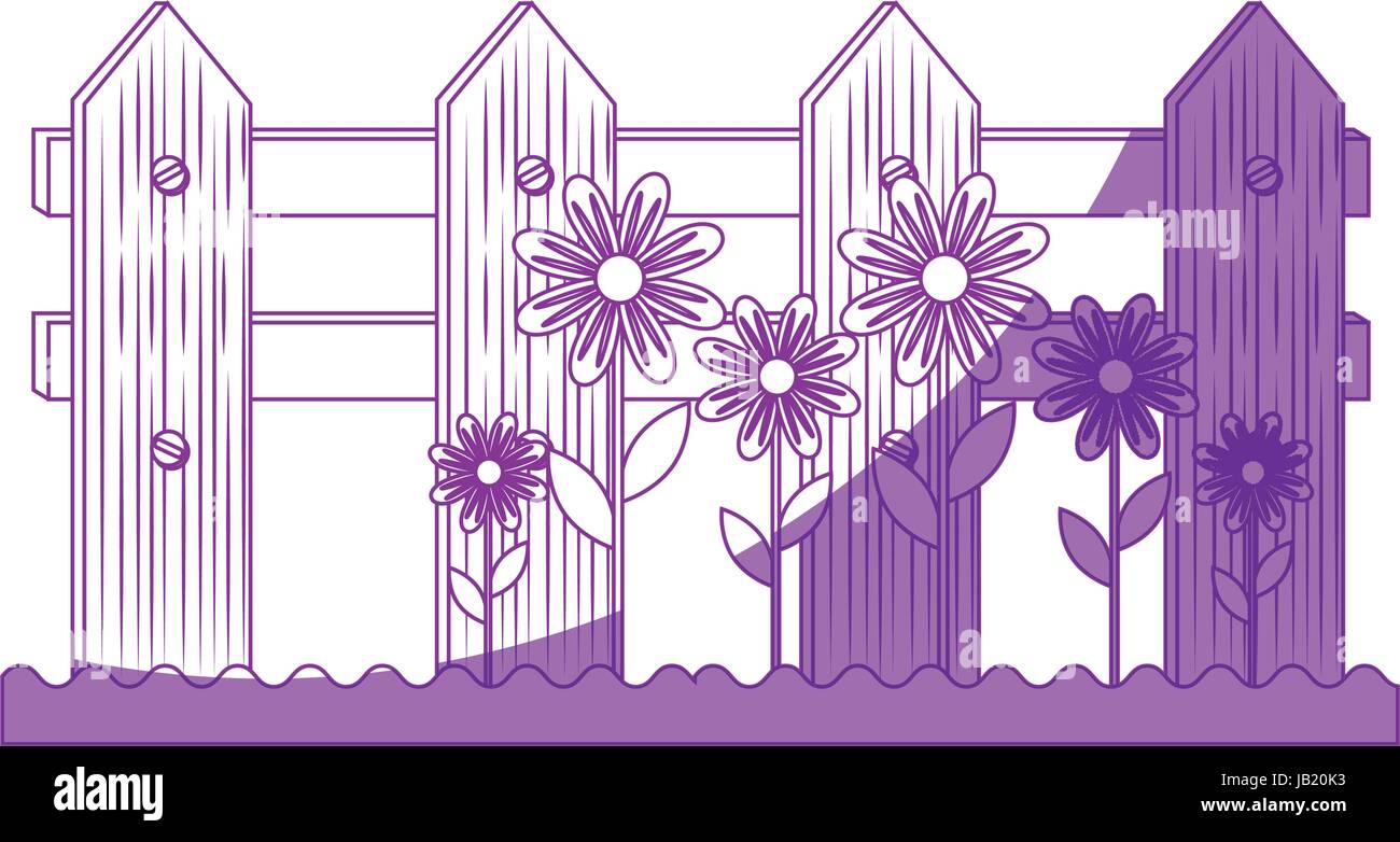 Beauty fence Stock Vector Images - Alamy