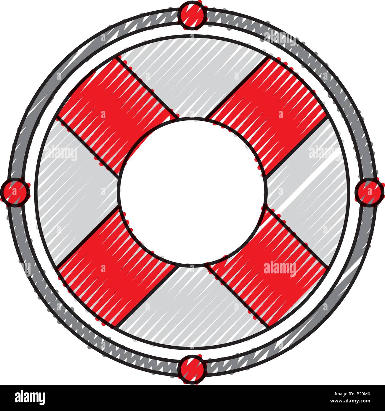 Cartoon life buoy marine hi-res stock photography and images - Alamy