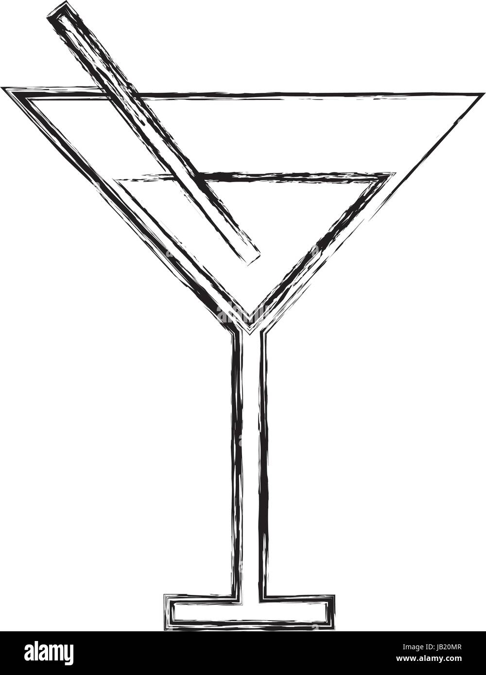 sketch draw cocktail cartoon Stock Vector Image & Art - Alamy