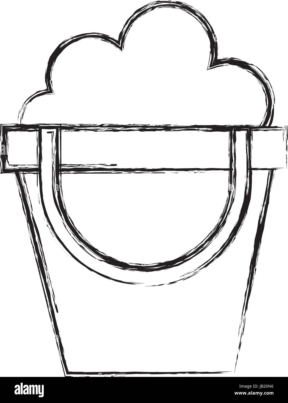 sketch draw sand jar cartoon Stock Vector Image & Art - Alamy