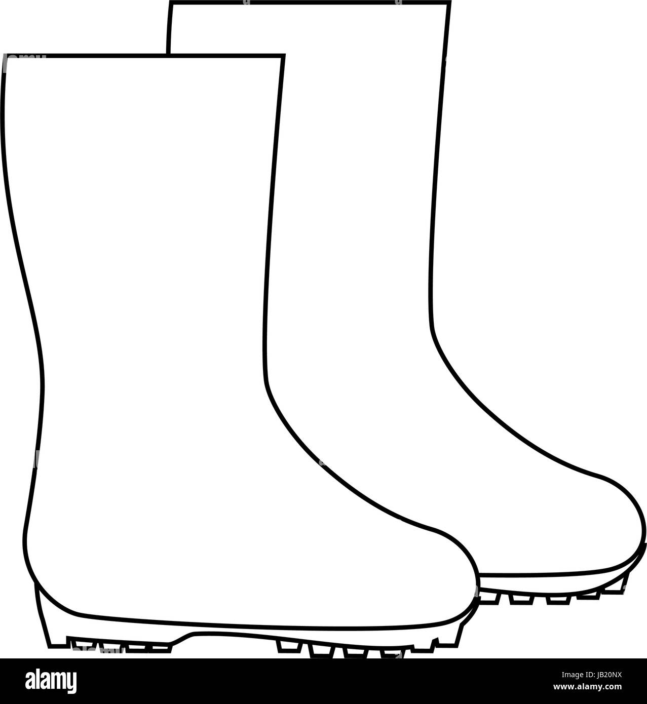 gardening boots icon Stock Vector Image & Art - Alamy