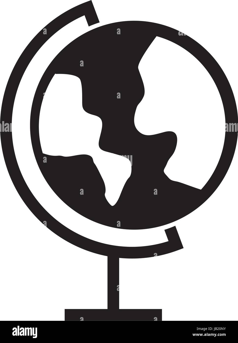 black icon world map cartoon Stock Vector Image & Art - Alamy