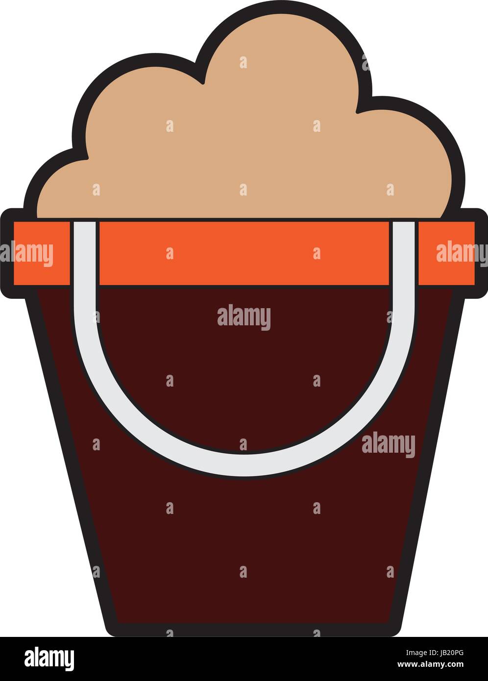color sand jar cartoon Stock Vector Image & Art - Alamy