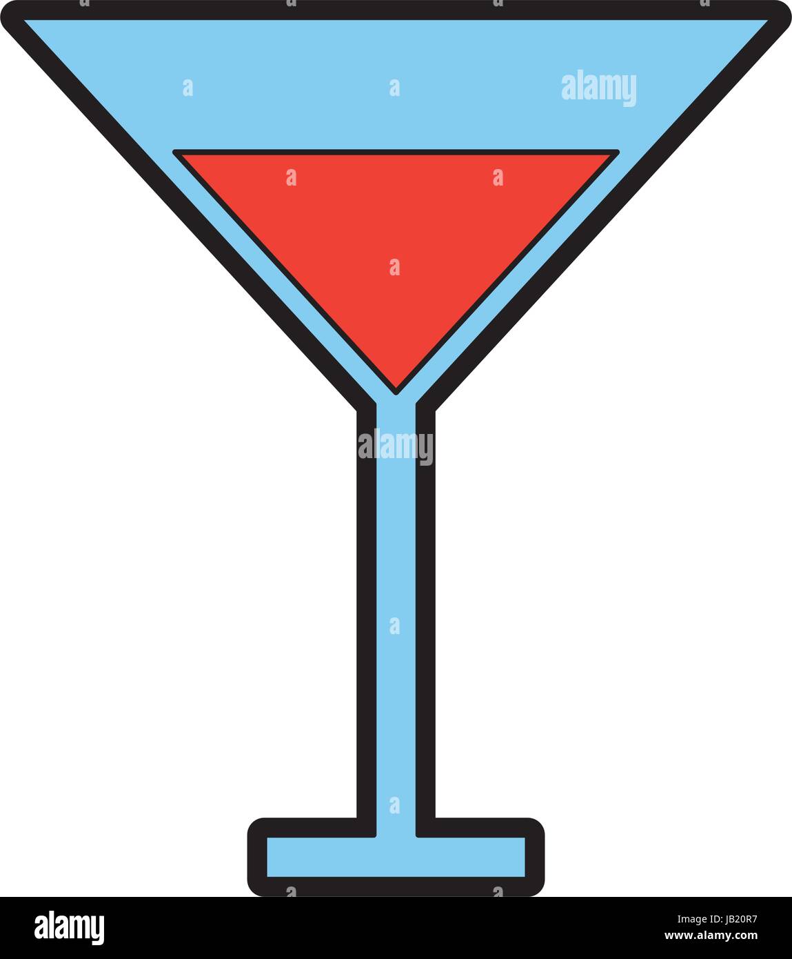 color red cocktail cartoon Stock Vector Image & Art - Alamy