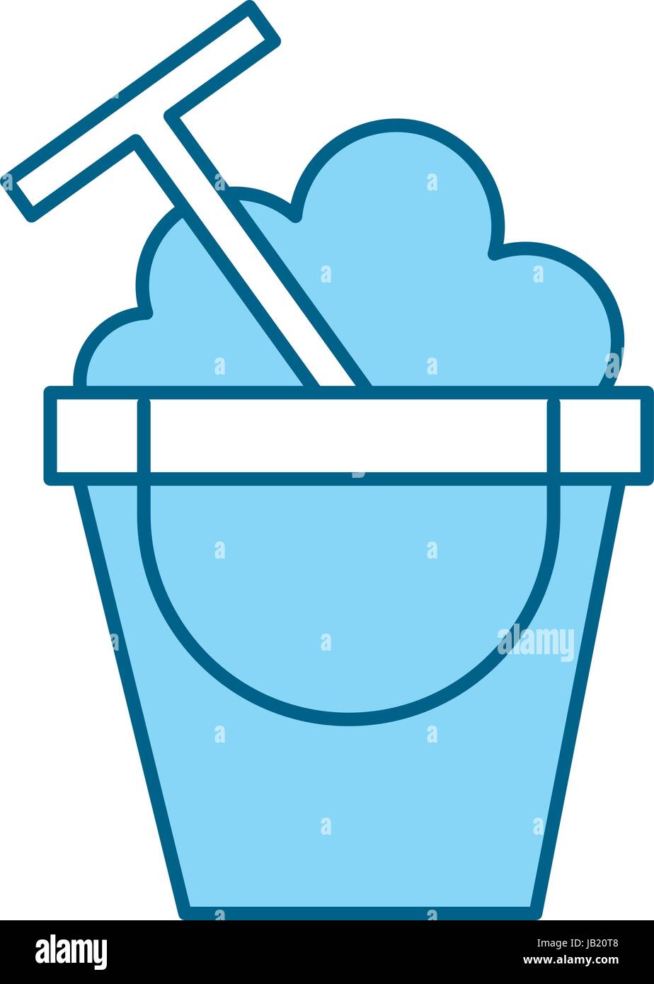 color blue sand jar cartoon Stock Vector Image & Art - Alamy