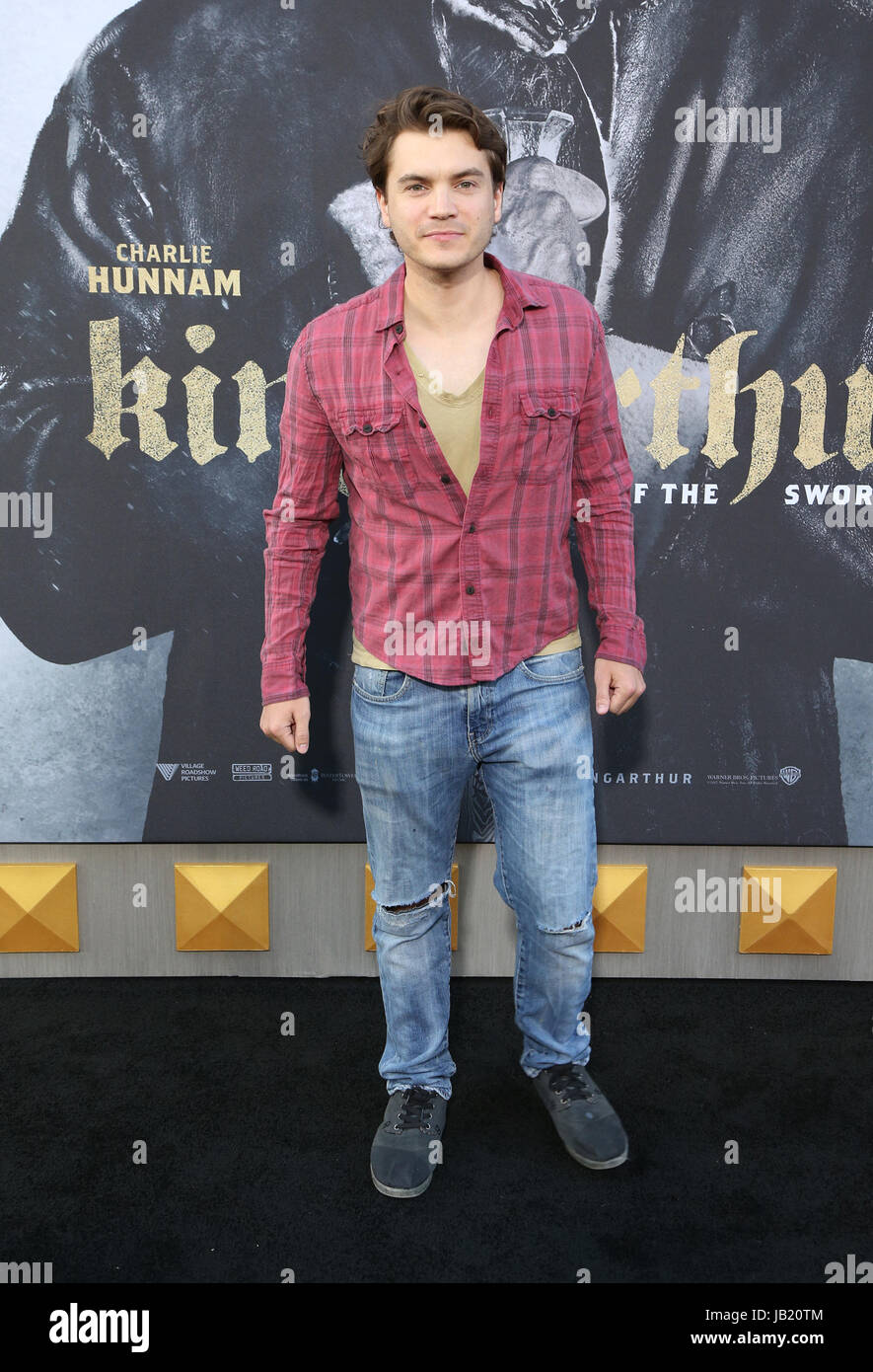 the premiere of KING ARTHUR: LEGEND OF THE SWORD Featuring: Emile ...