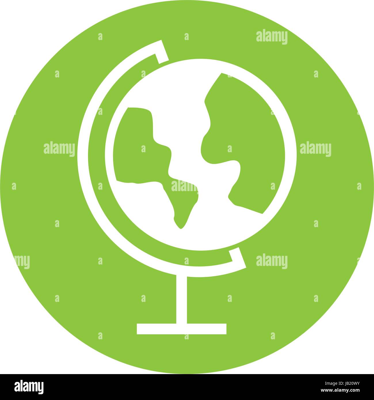 round icon world map cartoon Stock Vector Image & Art - Alamy