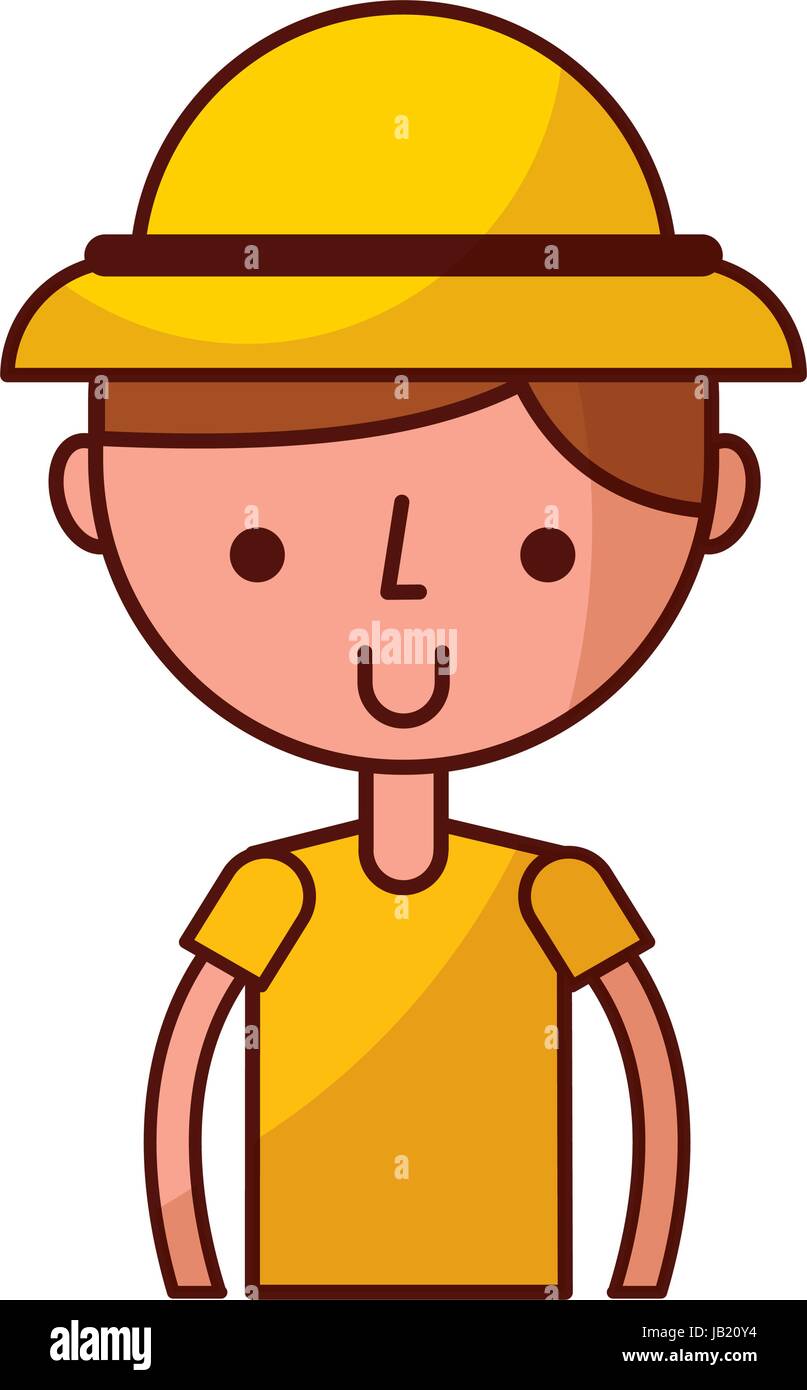 shadow safari kid cartoon Stock Vector Image & Art - Alamy