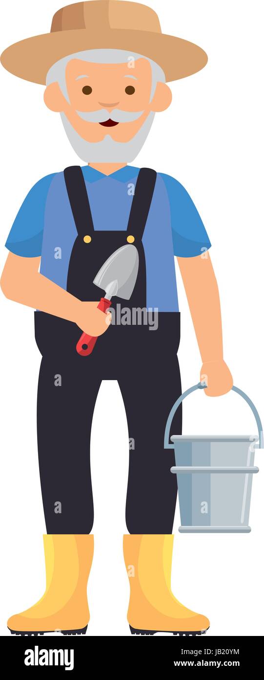 cartoon gardener icon Stock Vector Image & Art - Alamy