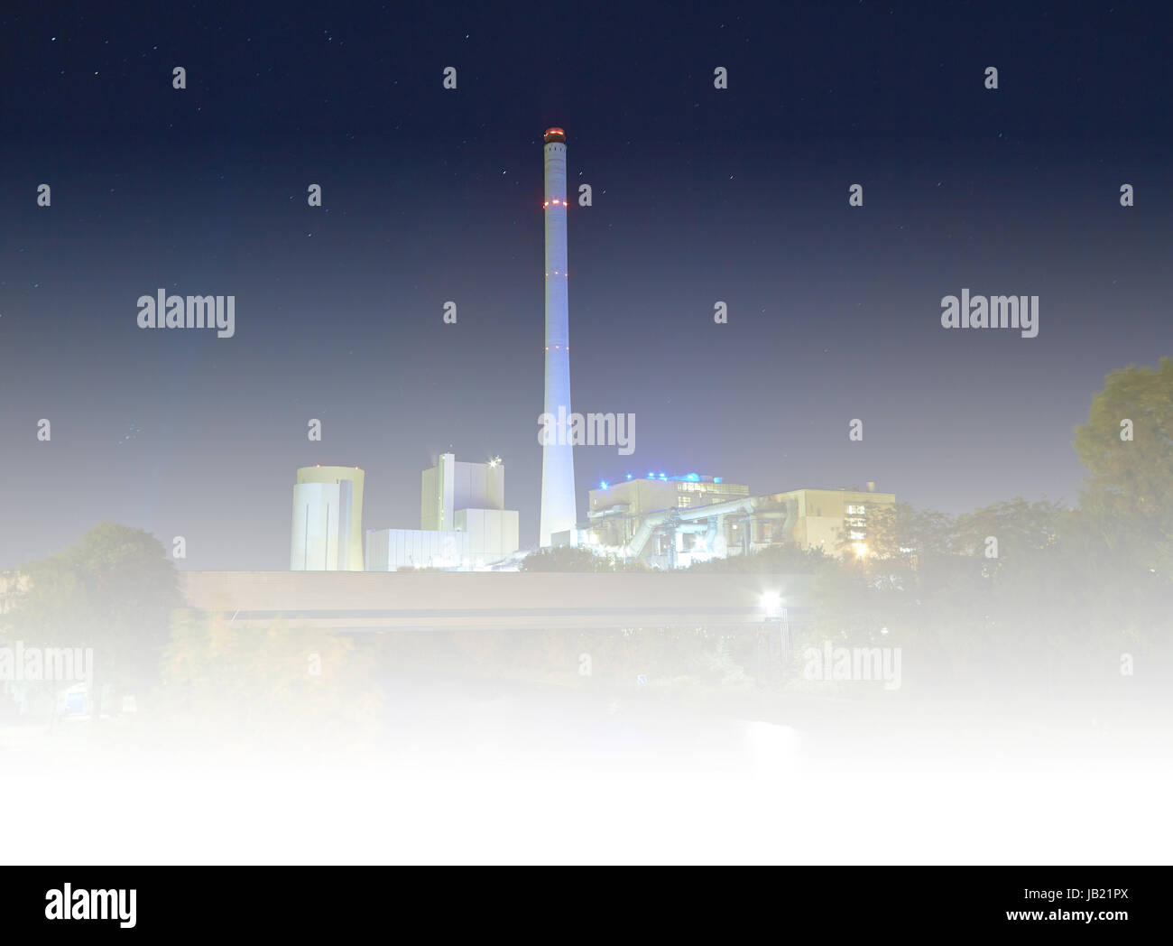 Lighted green tower hi-res stock photography and images - Alamy