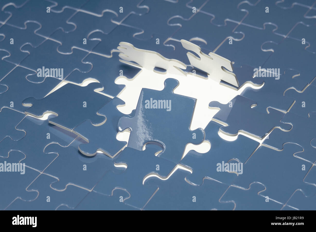 jigsaw puzzle solution Stock Photo - Alamy