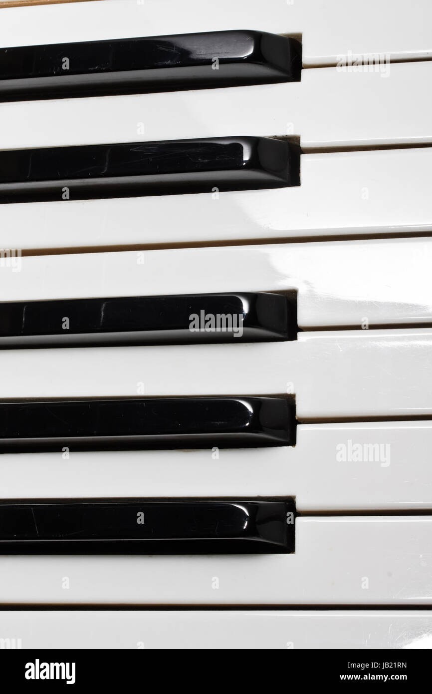 Beautiful close up photo of piano keys Stock Photo - Alamy