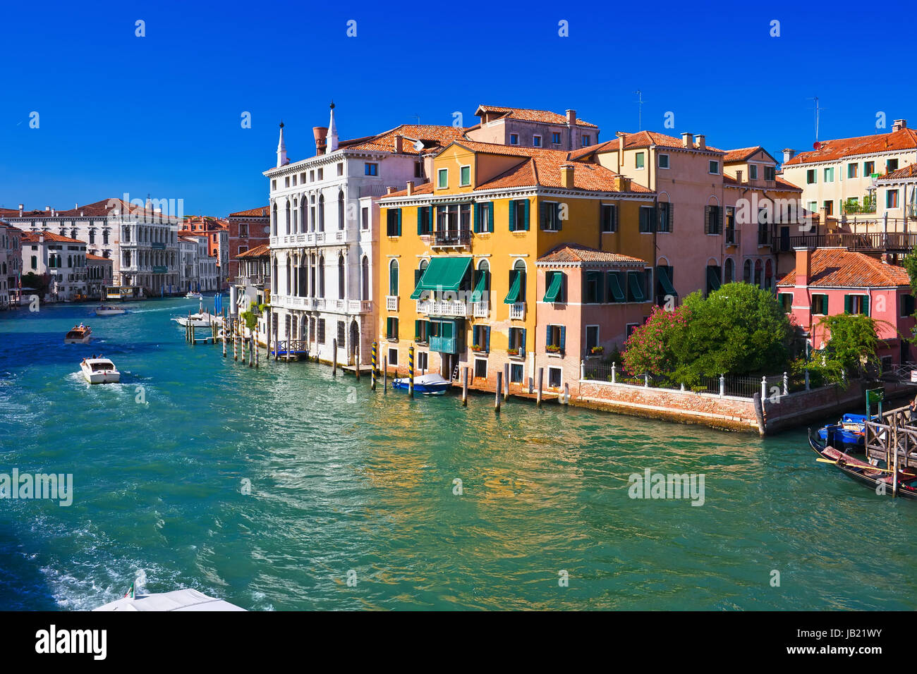 Beautiful view of famous Grand Canal in Venice, Italy Stock Photo - Alamy