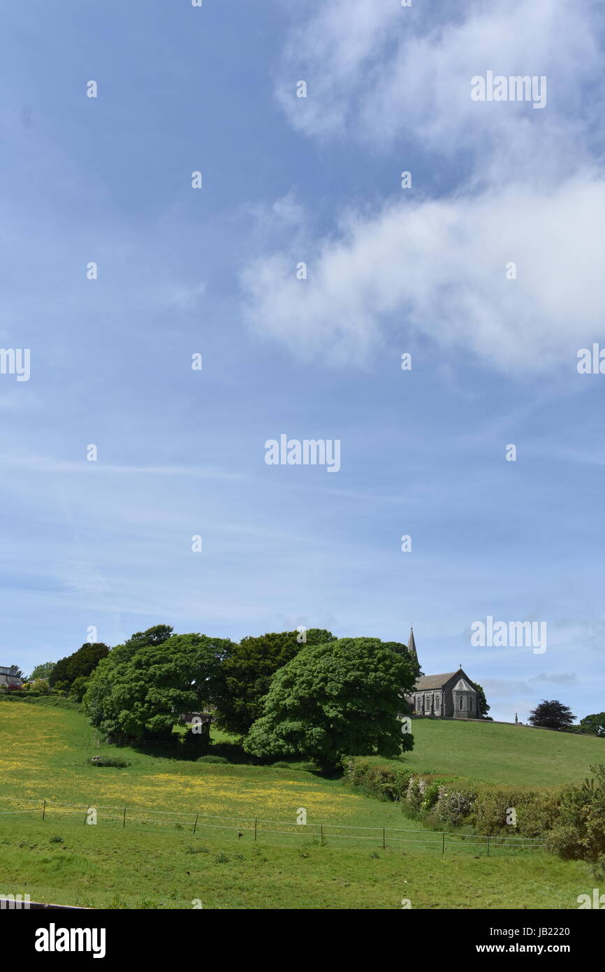 A view of a church in Cumbria Stock Photo - Alamy
