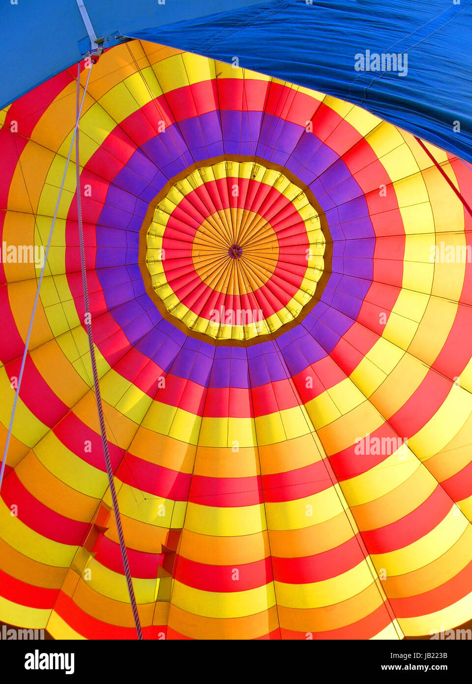 the inside of a balloon envelope Stock Photo - Alamy