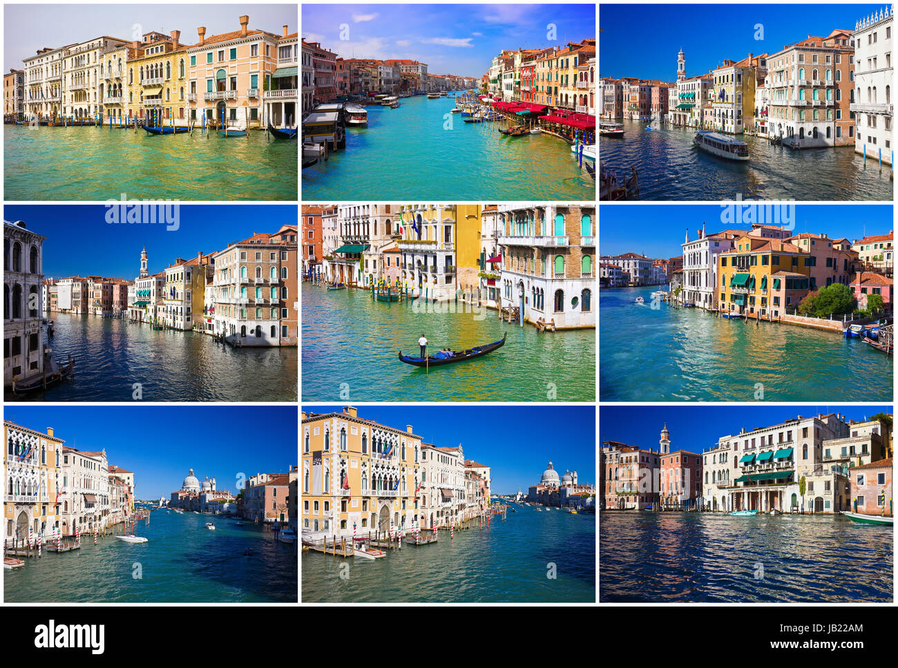 Beautiful view of famous Grand Canal in Venice, Italy Stock Photo - Alamy