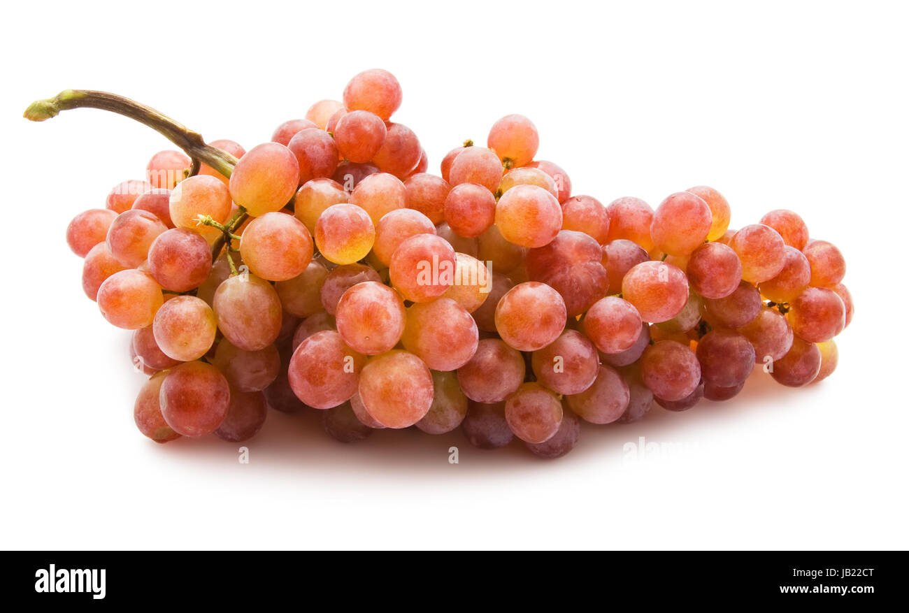 Branch of grapes isolated on white background Stock Photo - Alamy