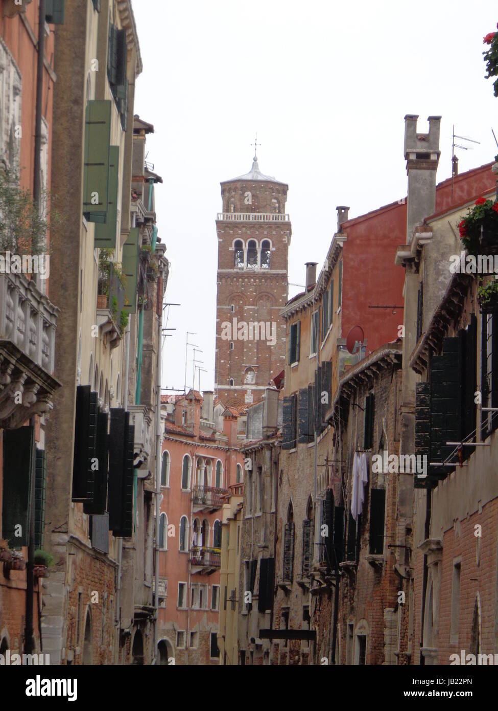 cityscape of venice bell tower Stock Photo - Alamy