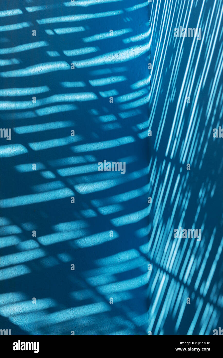 Blue abstract of light and shadows Stock Photo - Alamy