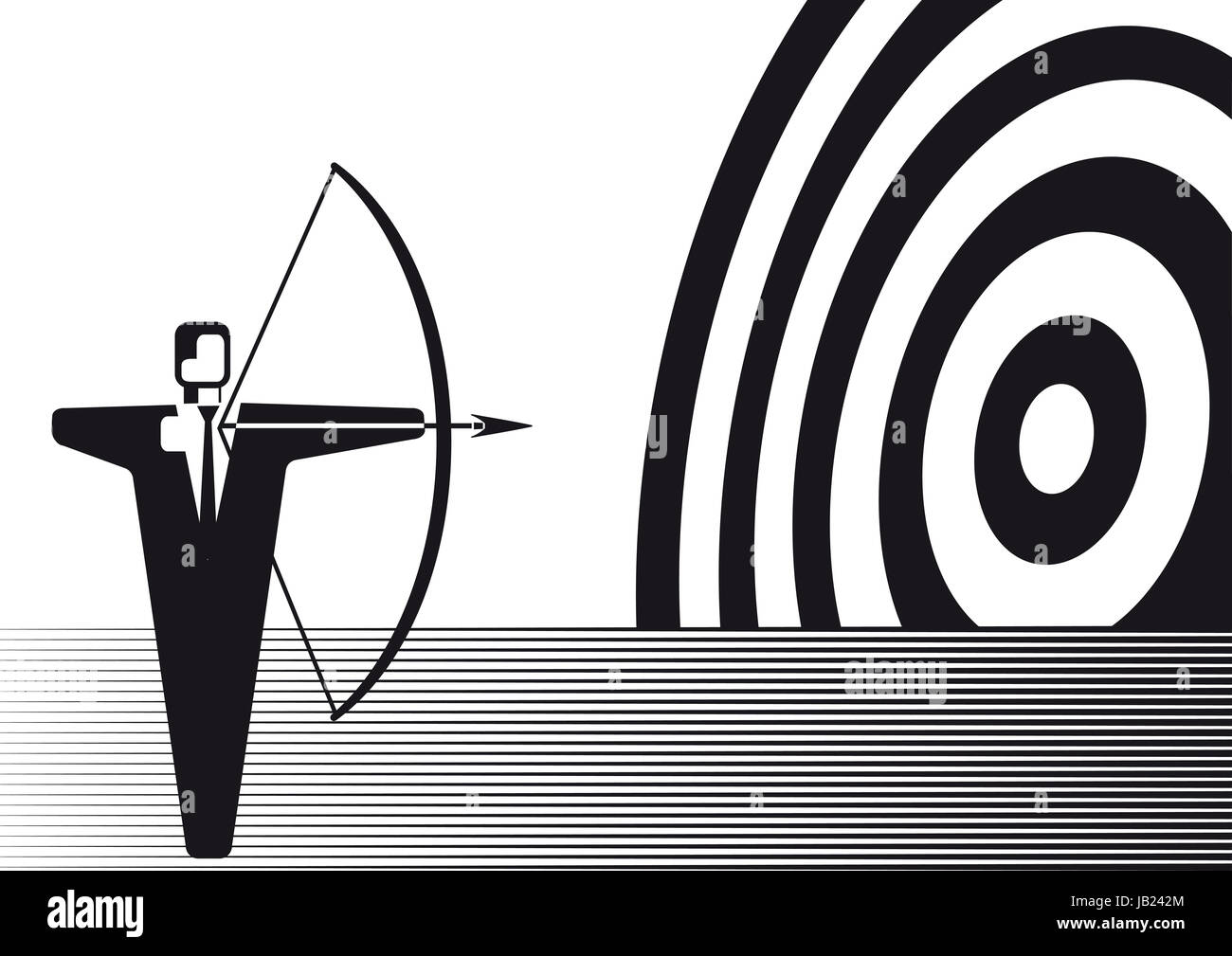 hit the target Stock Photo - Alamy