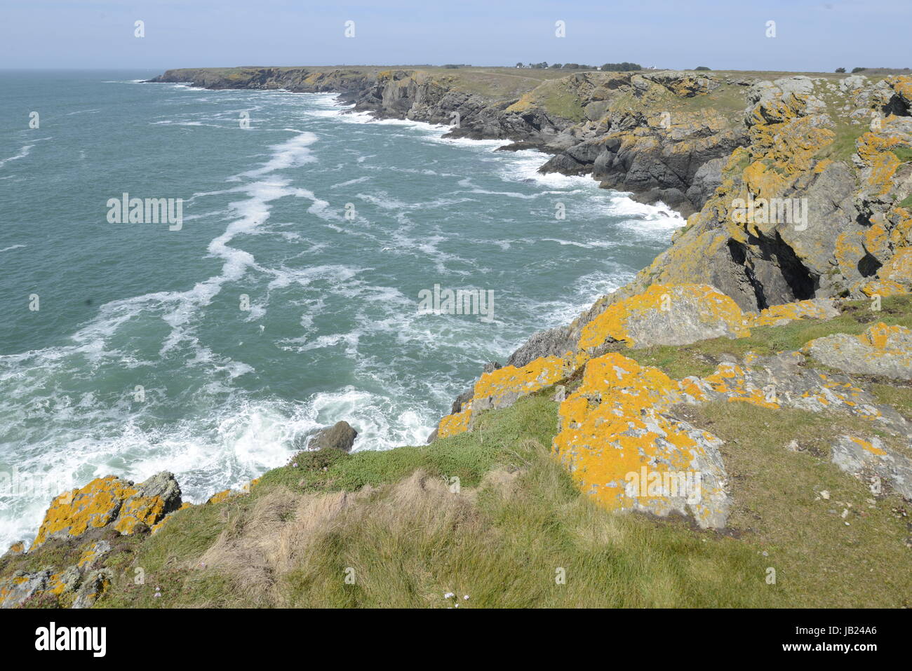 Ile de Groix, Bretagne, trou de l'enfer, ile de groix, insel, Bretagne ...